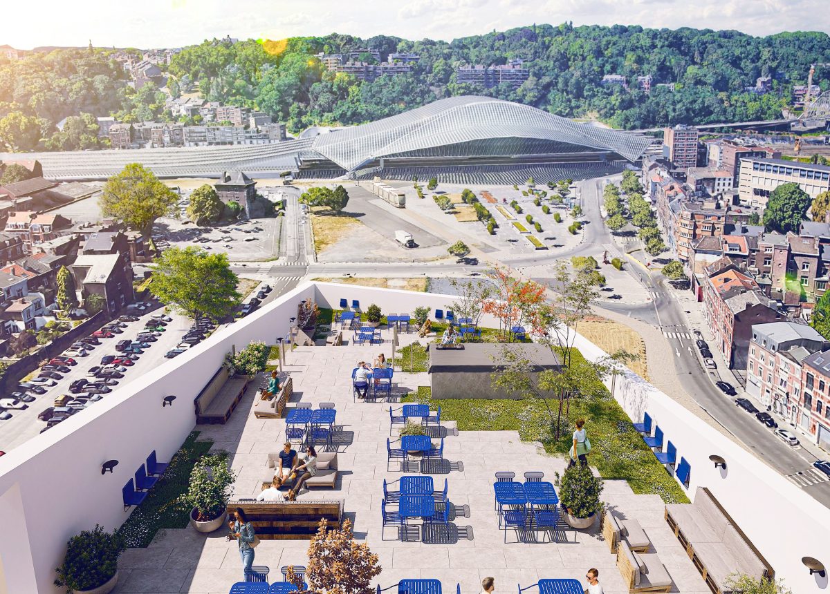 Liège : l’hôtel YUST et son rooftop, une vue imprenable sur la gare des ...